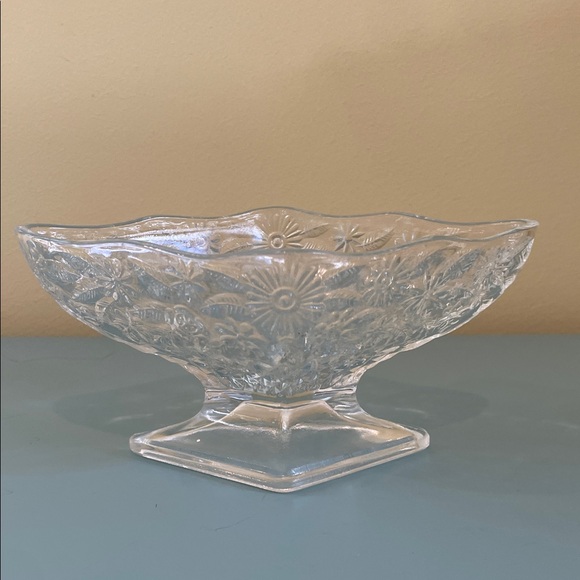 Indiana Glass | Dining | Vintage 93s Indiana Glass Pineapple Floral ...